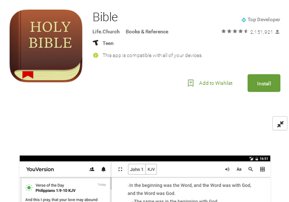 Top 7 Best Bible Apps for Android Phone and Tablet Devices